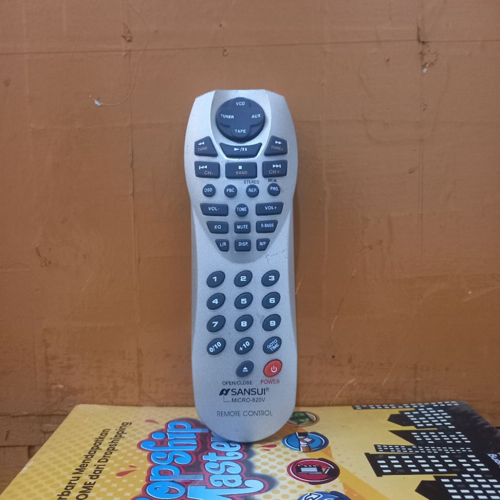 Jual REMOTE CONTROL SANSUI MICRO-820V ORIGINAL | Shopee Indonesia