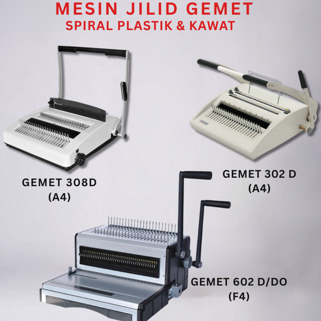 Jual Mesin Jilid Gemet | Mesin Jilid Plastik dan Kawat | Mesin Jilid ...