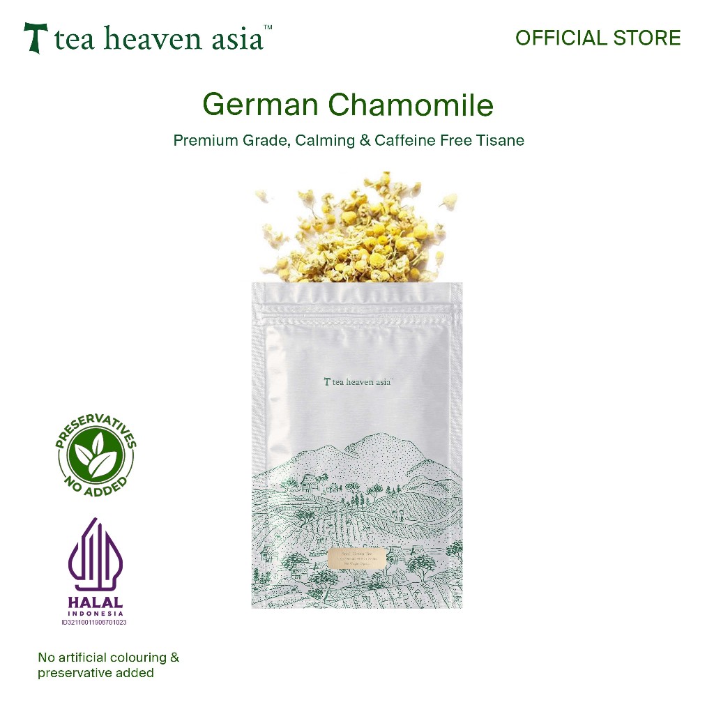 Jual Tea Heaven Pure Chamomile Teh Bunga Kamomil | Shopee Indonesia