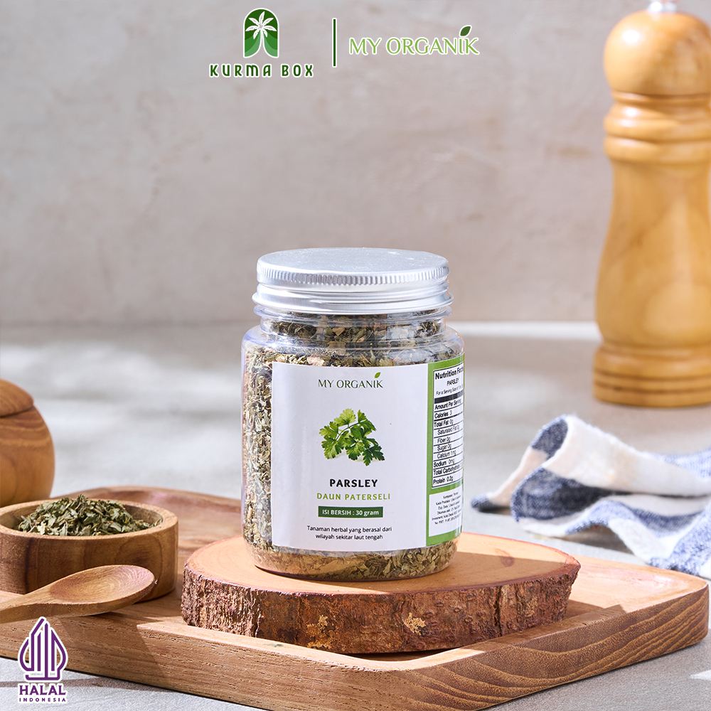Jual My Organik my healthy food Daun Parsley Kering Bubuk Dried Parsley ...