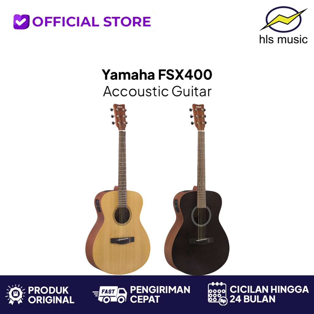 Jual Yamaha FSX400 / FSX-400 / FSX 400 Gitar Akustik Elektrik Concert Body | Shopee Indonesia