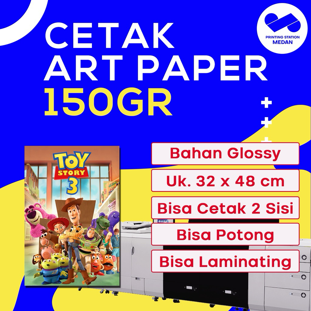 Jual Cetak Art Paper A3+ / Art Carton / Poster 150gsm | Shopee Indonesia