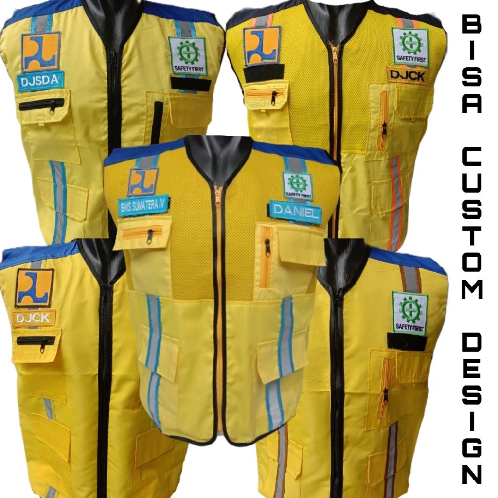 Jual Rompi Pupr Kementerian Pekerjaan Umum Safety Bisa Custom | Shopee ...