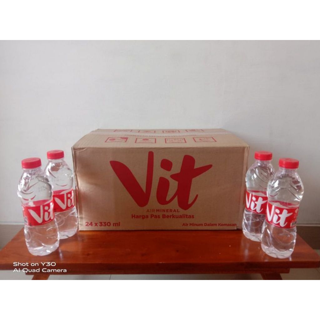 Jual Vit Botol 330 ML Air Mineral 1 Dus isi 24 Botol | Shopee Indonesia