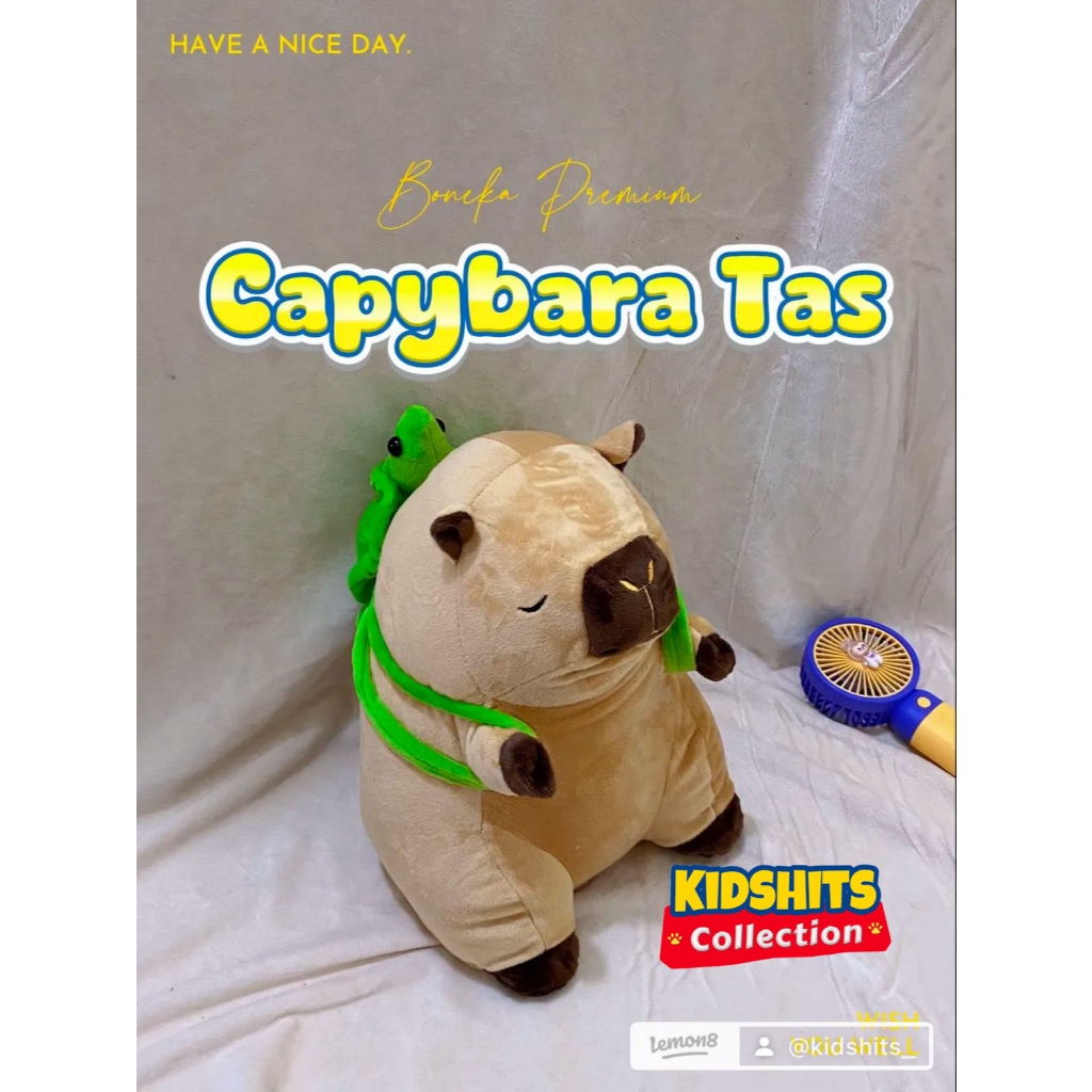 Jual KIDSHITS Boneka Capybara 40cm Premium Halus Lembut Squishy Plush ...