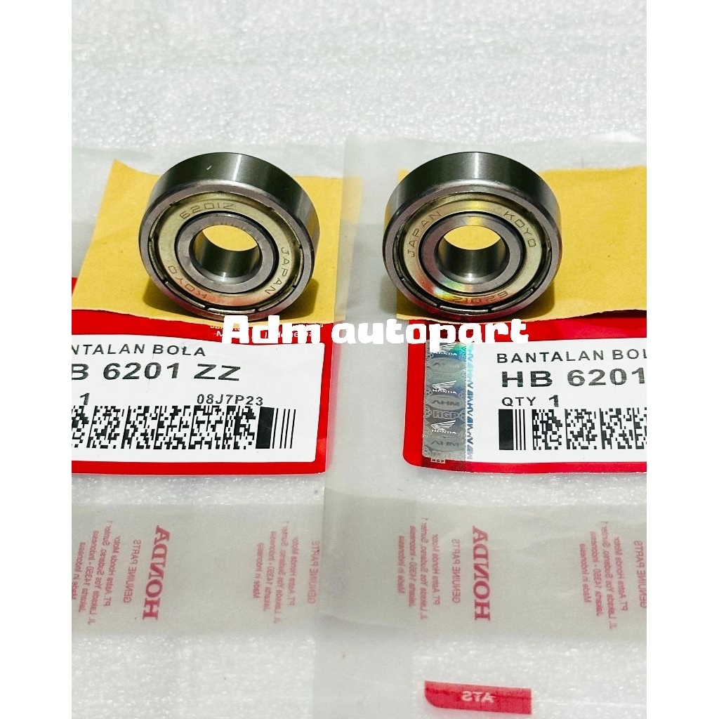 Jual Bearing laher Roda depan set kanan kiri 6201zz 2PCS Vario 125 Fi ...