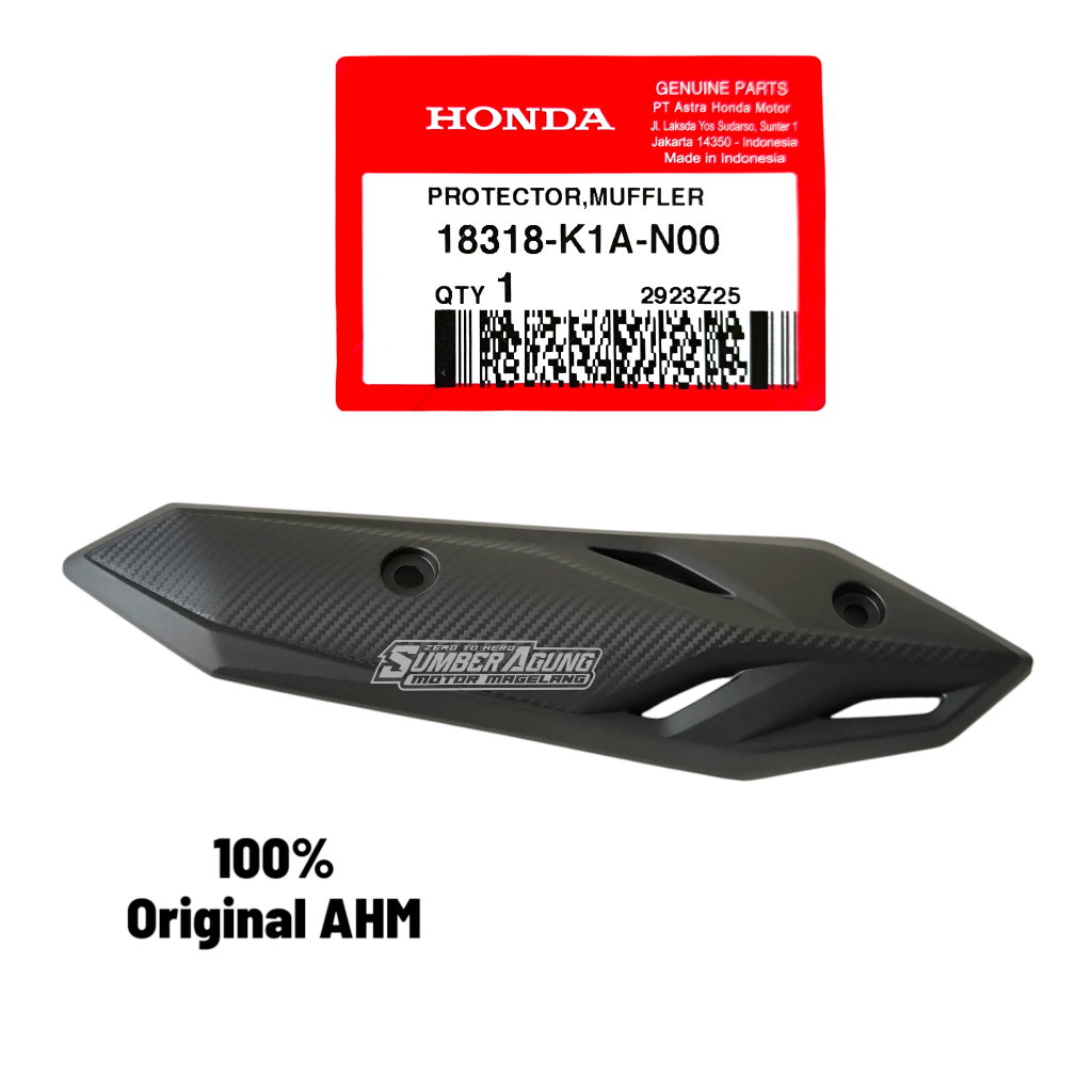 Jual COVER TUTUP KNALPOT HONDA BEAT DELUXE STREET LED ORIGINAL AHM ...