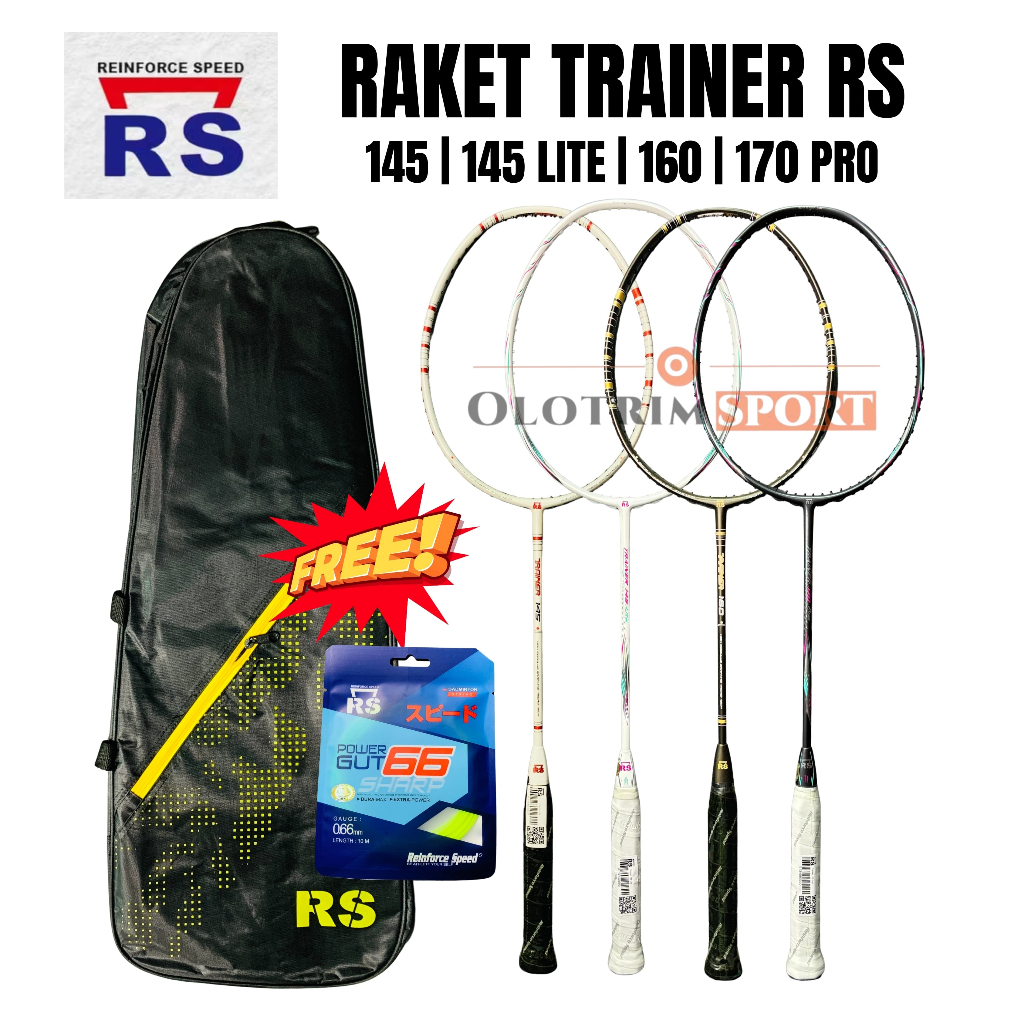 Jual Raket Badminton Latihan RS TRAINER Berat Beban 145 160 175 ...