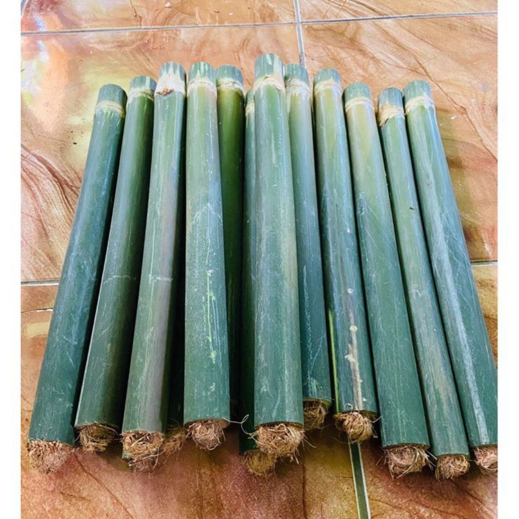 Jual Obor Bambu Pakai Sumbu Panjang 50Cm Bambu Obor Minyak Tanah ...