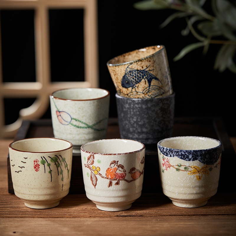 Jual Zabian - Mug Keramik Handmade Motif Jepang – Cangkir Teh & Kopi ...
