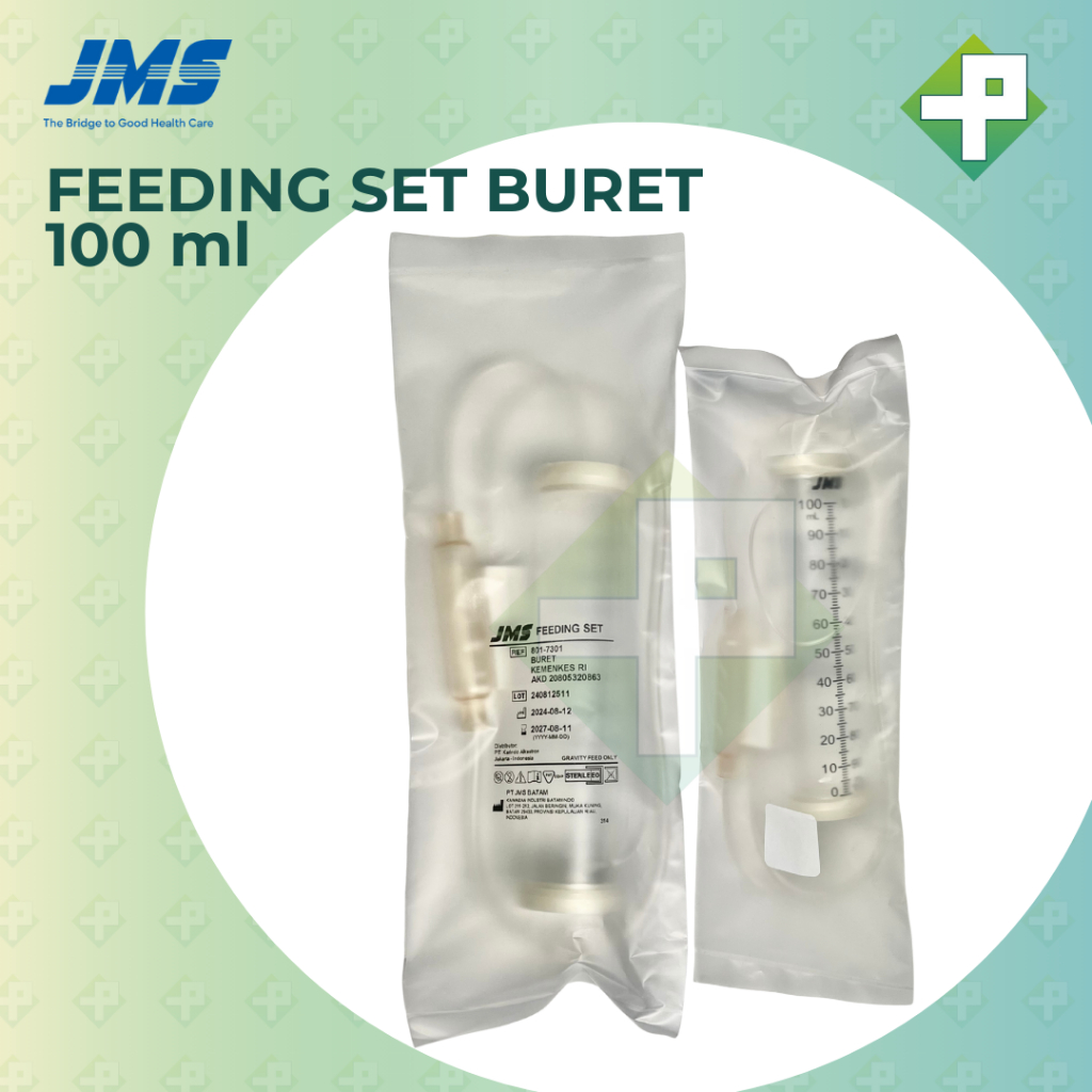 Jual Feeding Set 100ml JMS / Feeding Buret Volumetric Transfusion Set ...