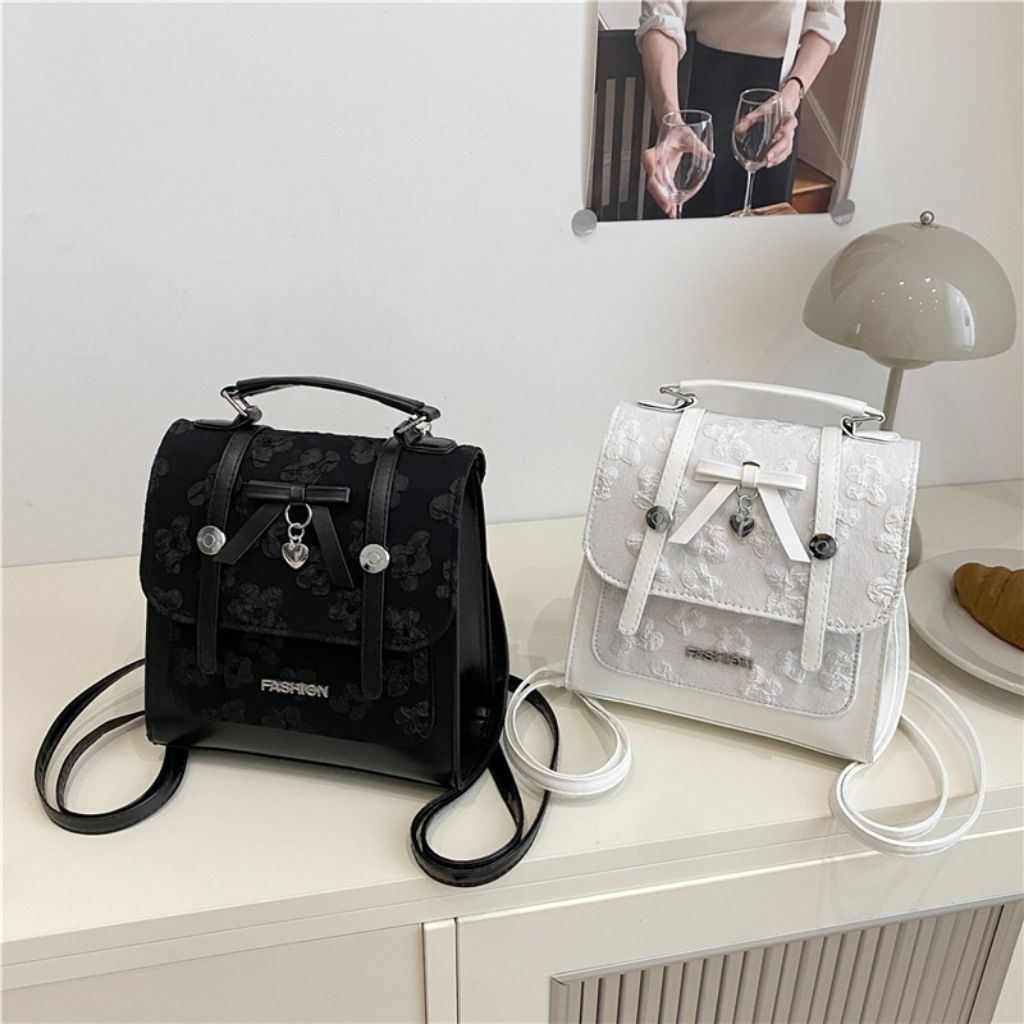 Jual Tas Ransel Mini Fashion Wanita Motif Bunga Elegan – Backpack ...