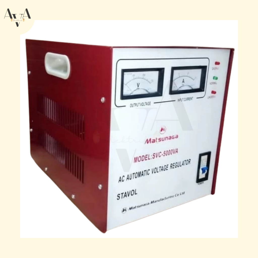 Jual Stavolt Stavol Stabilizer 5000W (5KVA) MATSUNAGA | Shopee Indonesia