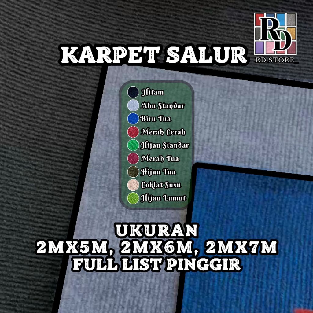 Jual KARPET SALUR || UK 2MX5M, 2MX6M, 2MX7M || FULL LIST PINGGIR || NEW ...