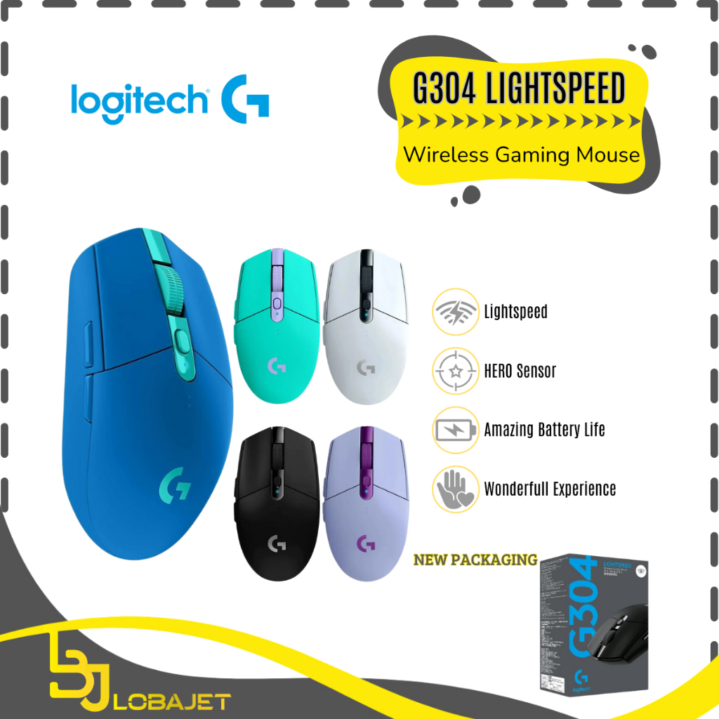 Jual LOGITECH G304 LIGHTSPEED - Wireless Gaming Mouse - Mouse Gaming ...