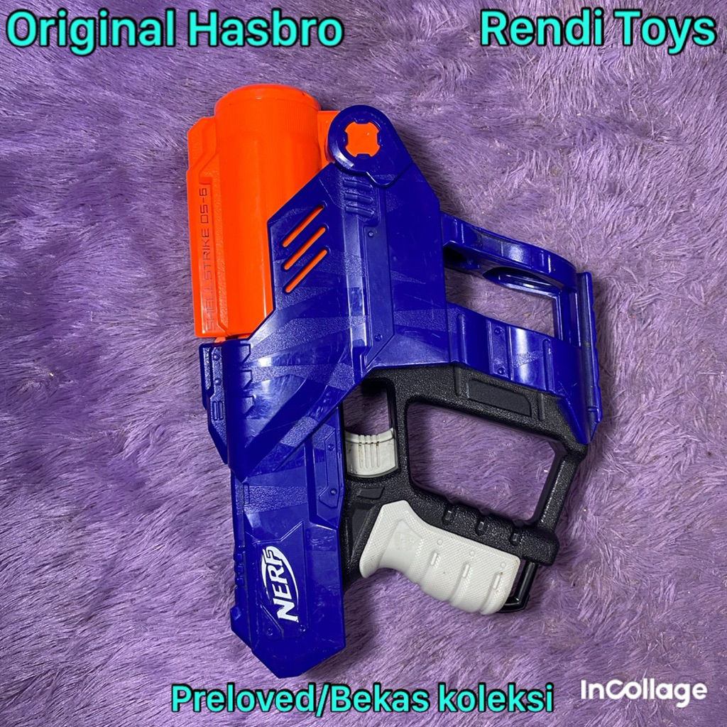 Jual Nerf Elite Shellstrike Ds-6 Blaster Original Hasbro | Rendi Toys ...