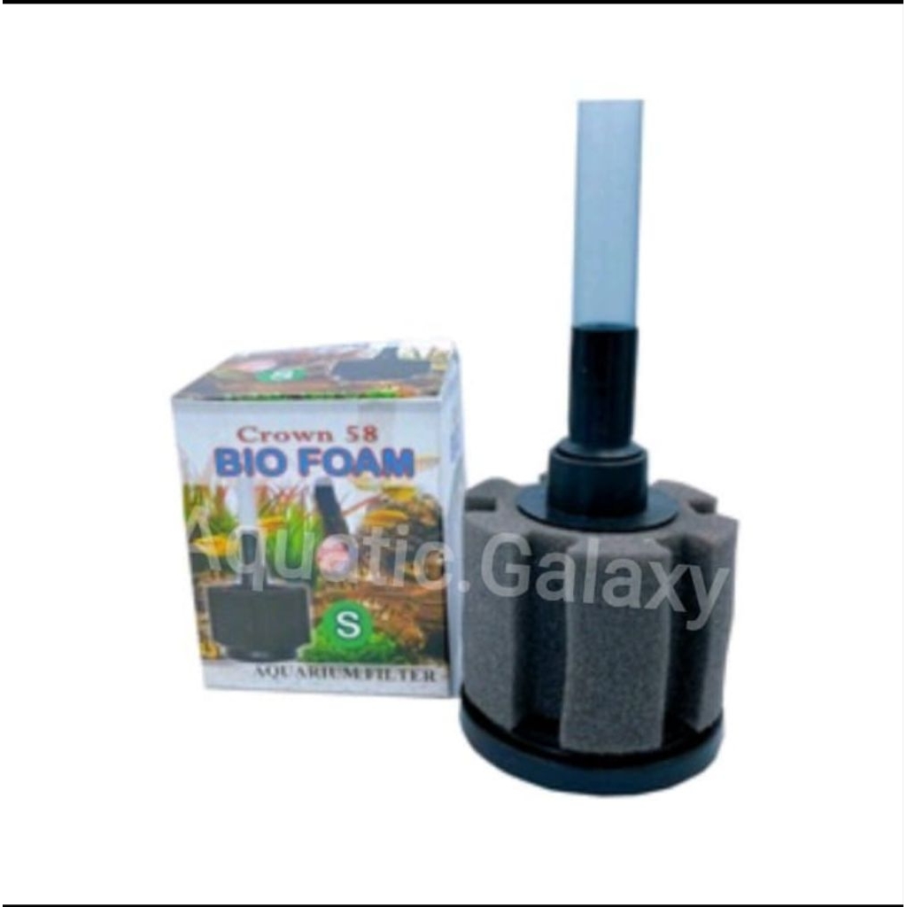 Jual BIOFOAM S CROWN BIO FOAM S UKURAN S BREEDING FILTER AQUARIUM MURAH ...