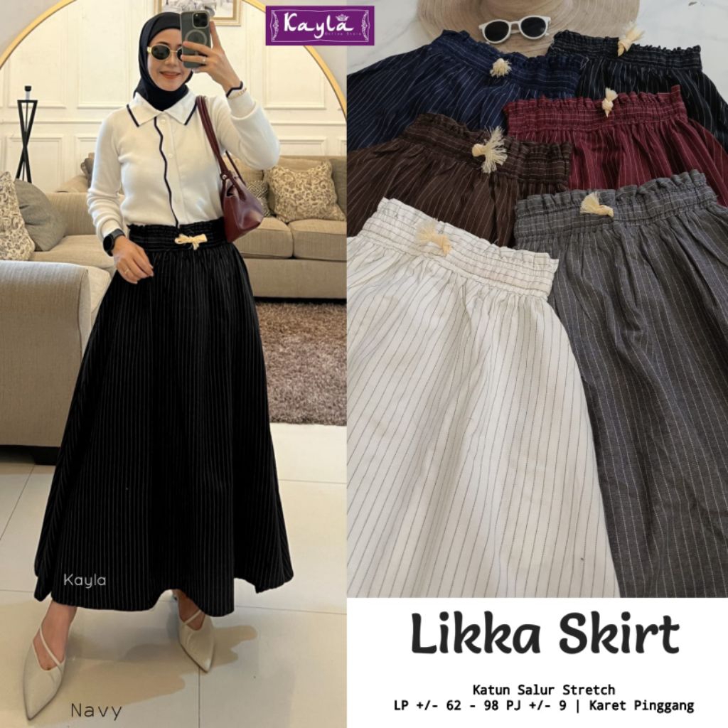 Jual Likka Skirt Wanita Terbaru By Kayla | Shopee Indonesia