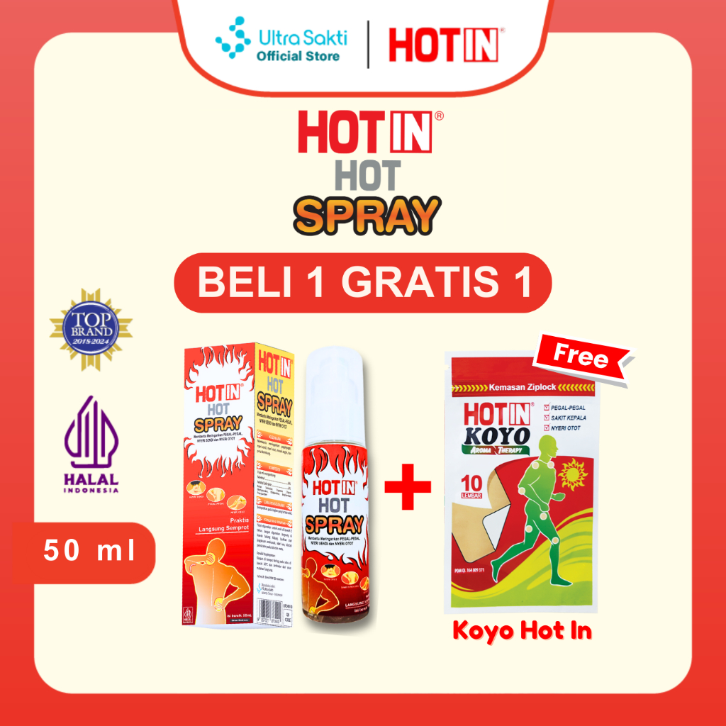 Jual HOTIN Hot Spray 50ml | Shopee Indonesia