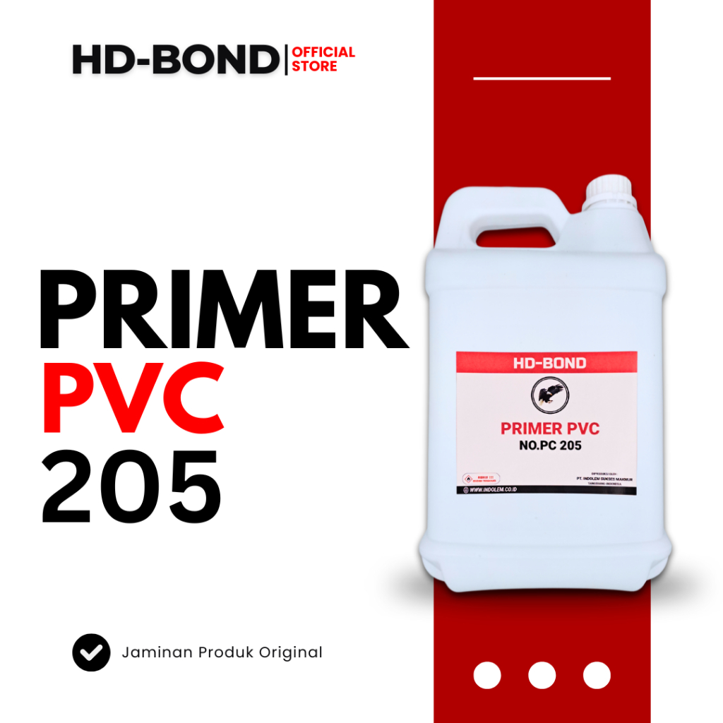 Jual HD-BOND Primer PVC NO.PC 205 ( 5 Liter) / Primer atau Pencuci ...