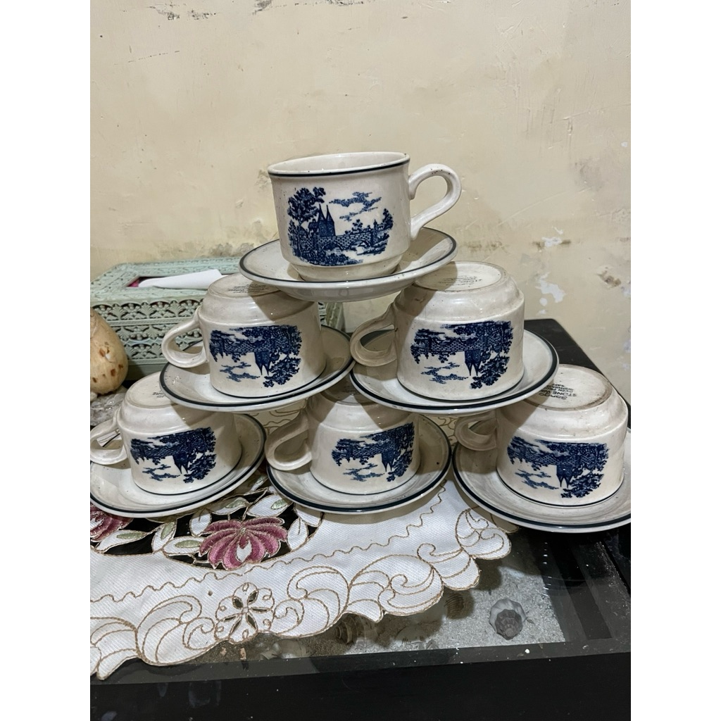 Jual Tea Set Cangkir dan piring tatakan Merk Sango | Shopee Indonesia