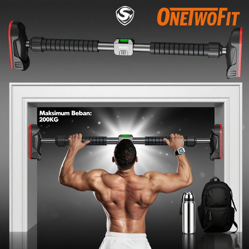Jual OneTwoFit Pull Up Bar Dinding Door Chin Up Alat Fitness Doorway ...