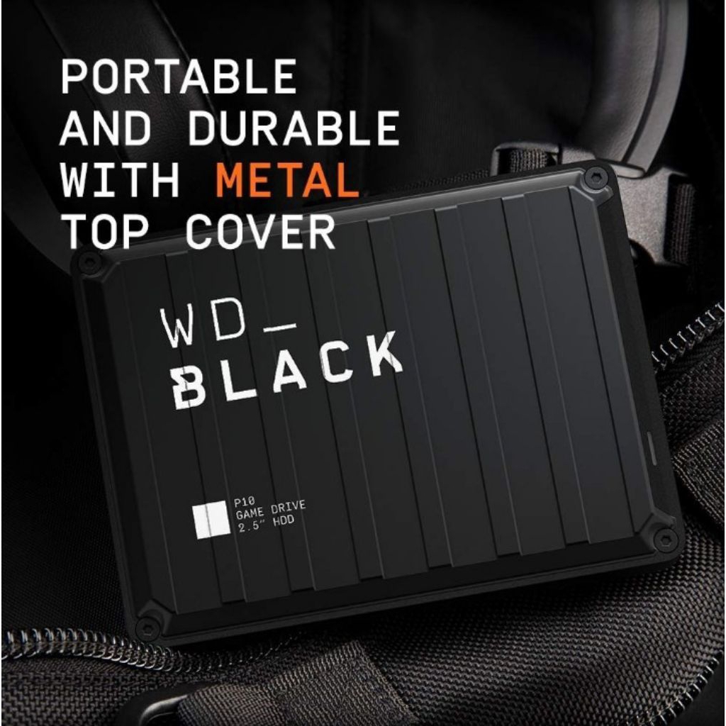 Jual WD BLACK 6TB P10 Game Drive- Portable External Hard Drive Works ...