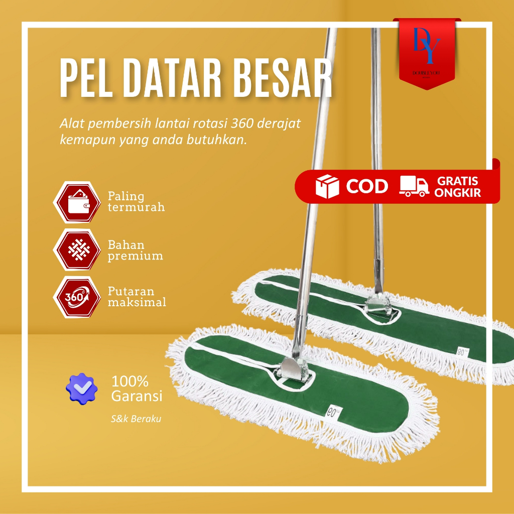Jual Termurah Lobby Duster Full Set Sapu Lobby Tangkai Mop Pel Lobby ...