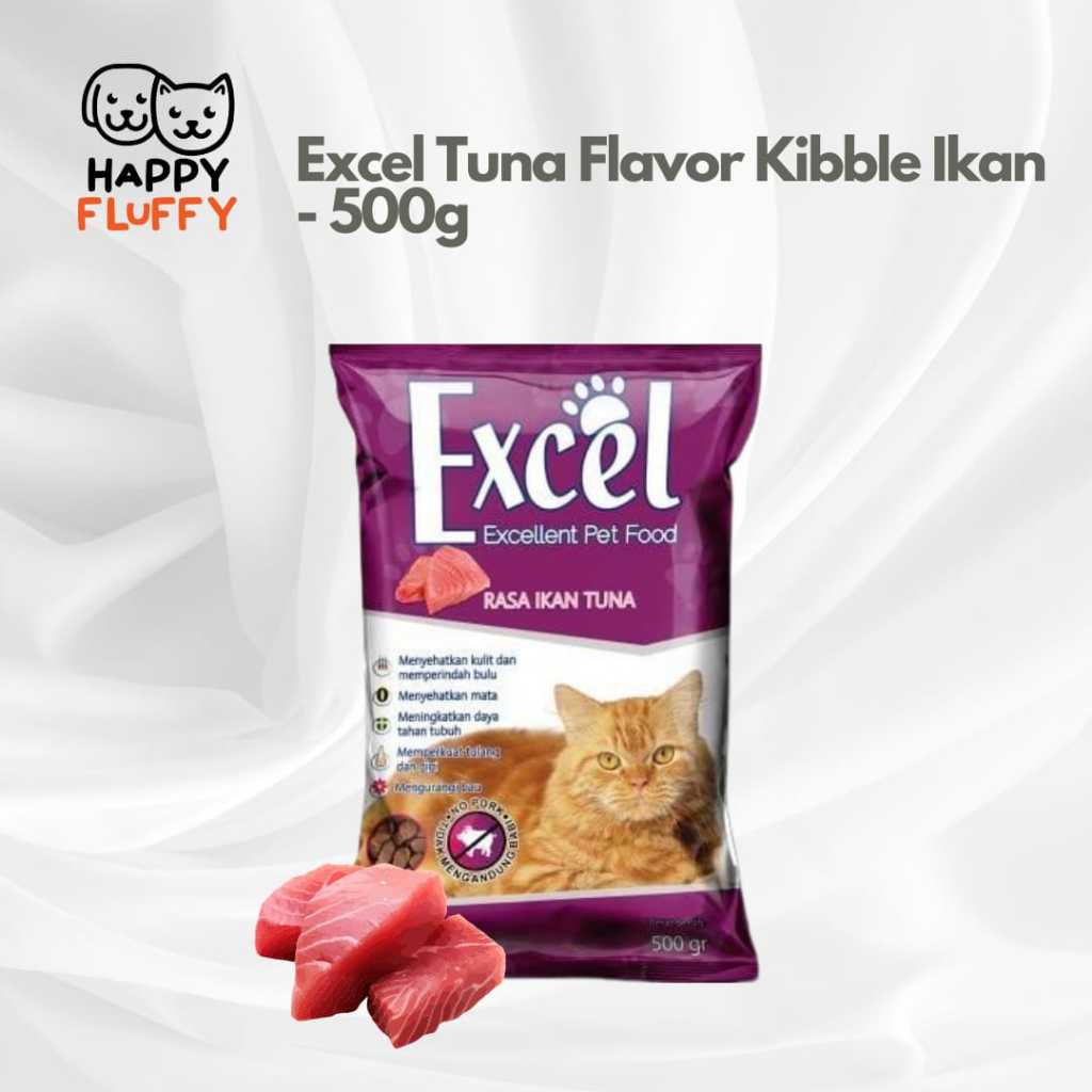Jual Excel Dry Food - Rasa Tuna 500g Kibble Ikan - Makanan Kucing ...