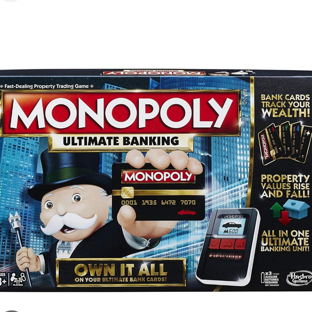 Jual HASBRO MONOPOLY ULTIMATE BANKING BOARD GAME ASLI | Shopee Indonesia
