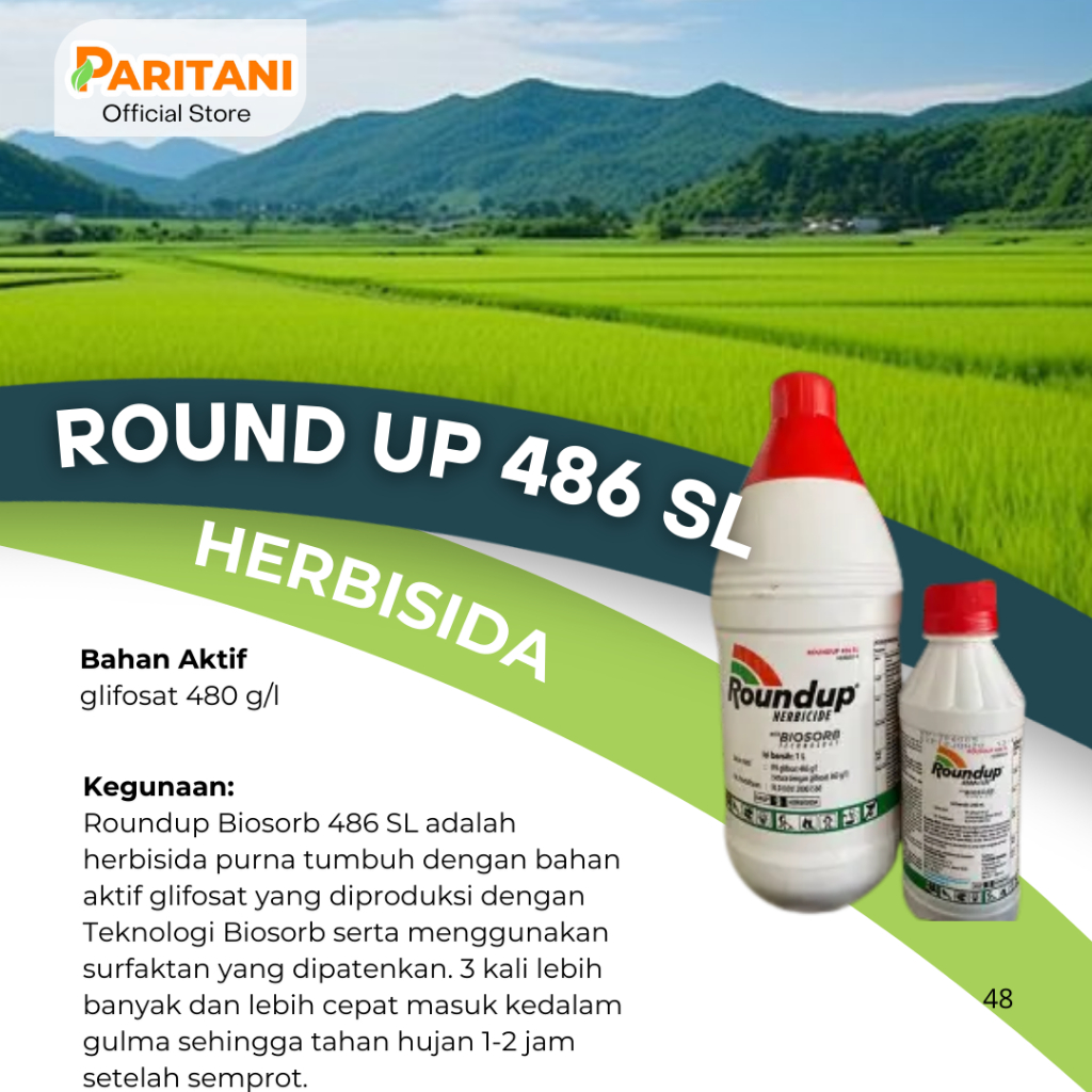 Jual HERBISIDA ROUNDUP 486 SL 200ml | Shopee Indonesia