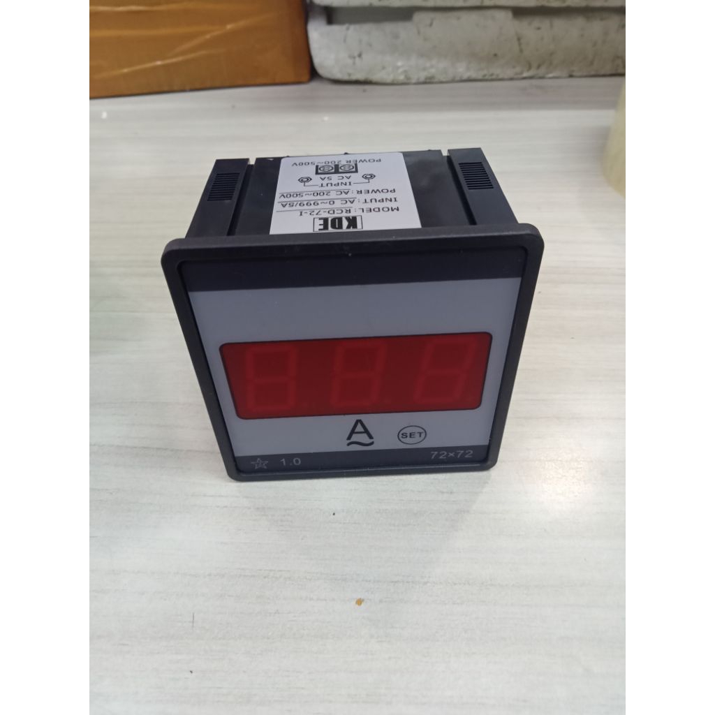 Jual Amper meter digital 0-999 Amper merek kde | Shopee Indonesia