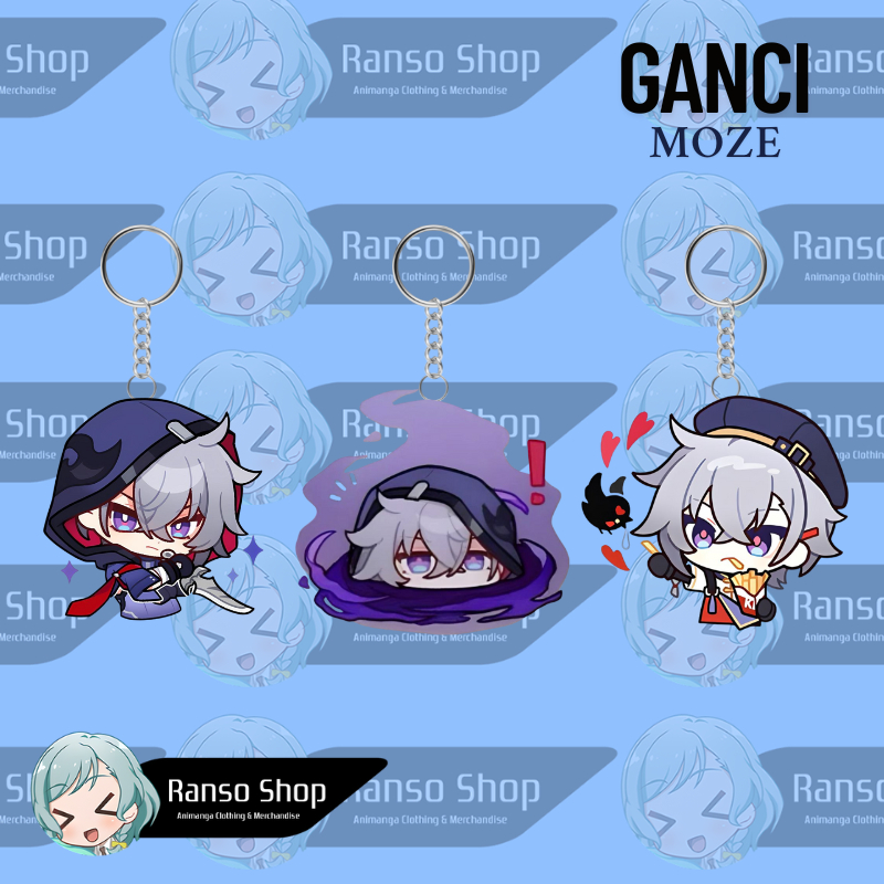 Jual Keychain Honkai Star Rail Moze UV Printing Laser Cut Pinggiran ...