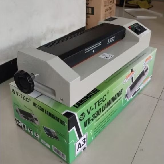 Jual Mesin Laminasi Laminator Alat laminating Panas Dingin Vtec VT330 Roll A3plus V-TEC VT-330 ...