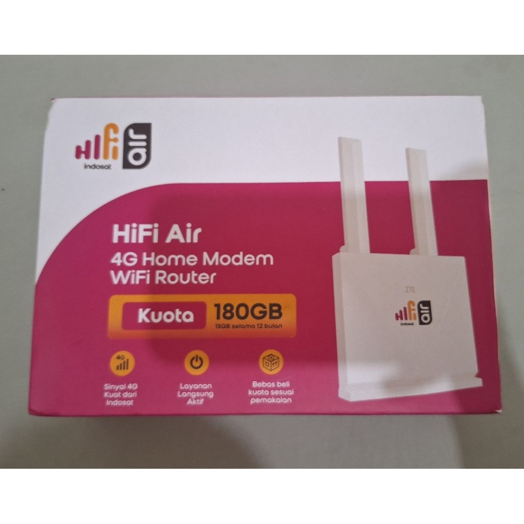 Jual Indosat Hifi Air ZTE K10 4G Home Modem Wifi Router | Shopee Indonesia