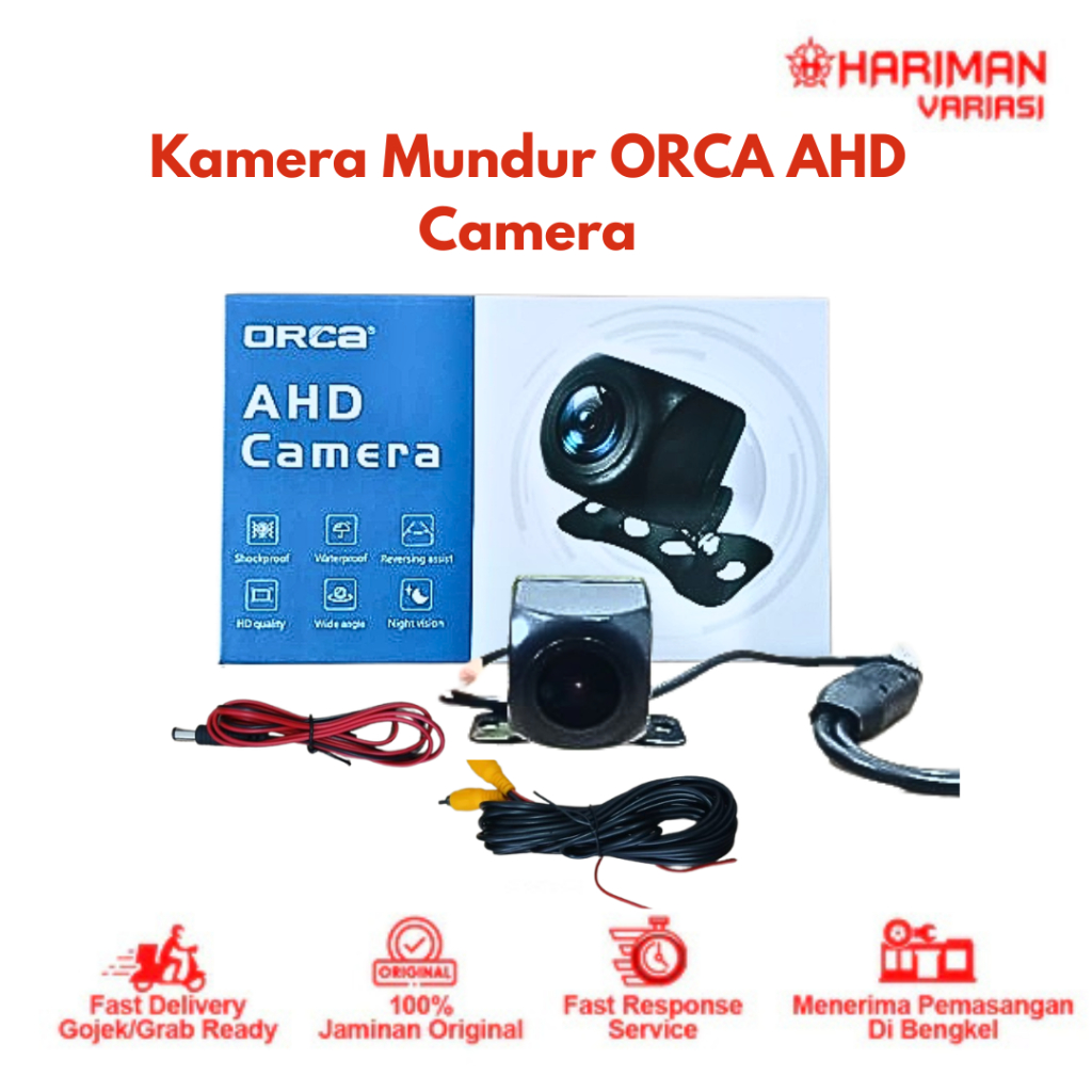 Jual Kamera Mundur ORCA AHD 720p Full Hd New Series Non Moving | Shopee Indonesia