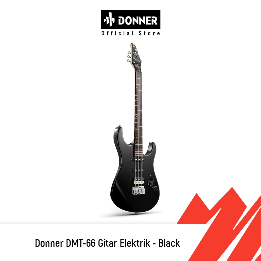Jual Donner DMT-66 Gitar Elektrik - Black | Shopee Indonesia