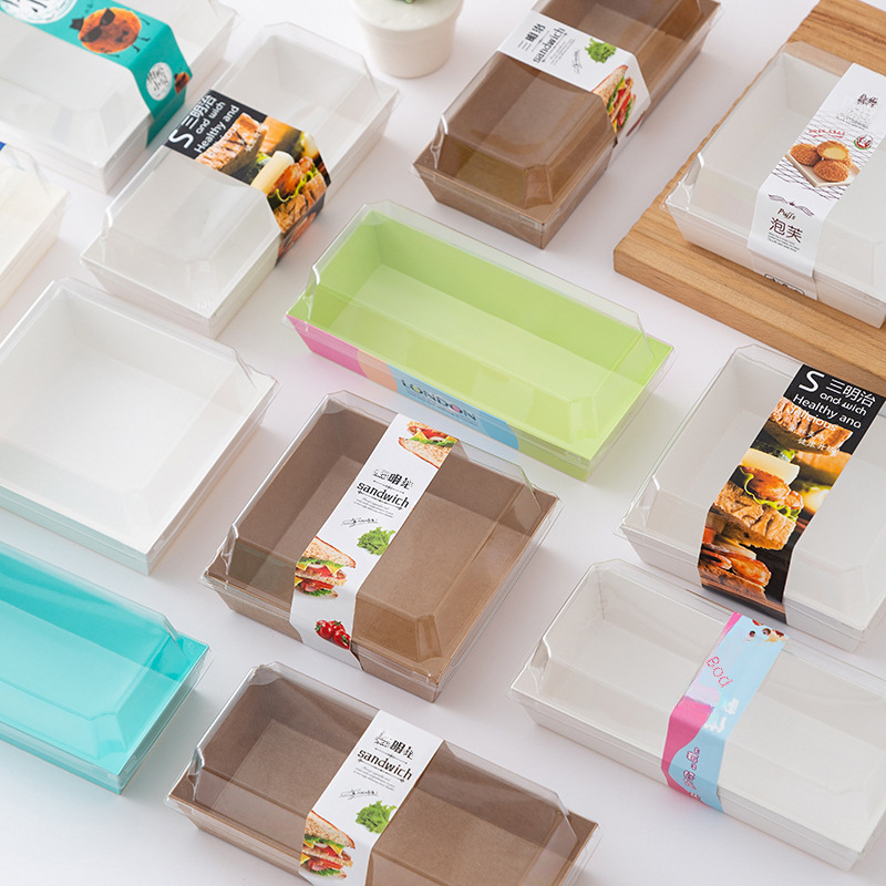 Jual Paper Box Kraft Jendela | Packaging Kue Bolu Gulung & Dessert Box ...