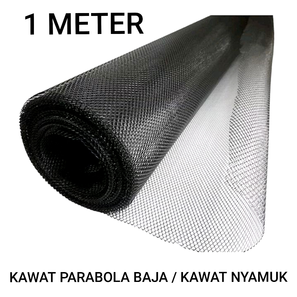 Jual Per 1 Meter Kawat Nyamuk Kawat Parabola baja kawat jaring nyamuk ...