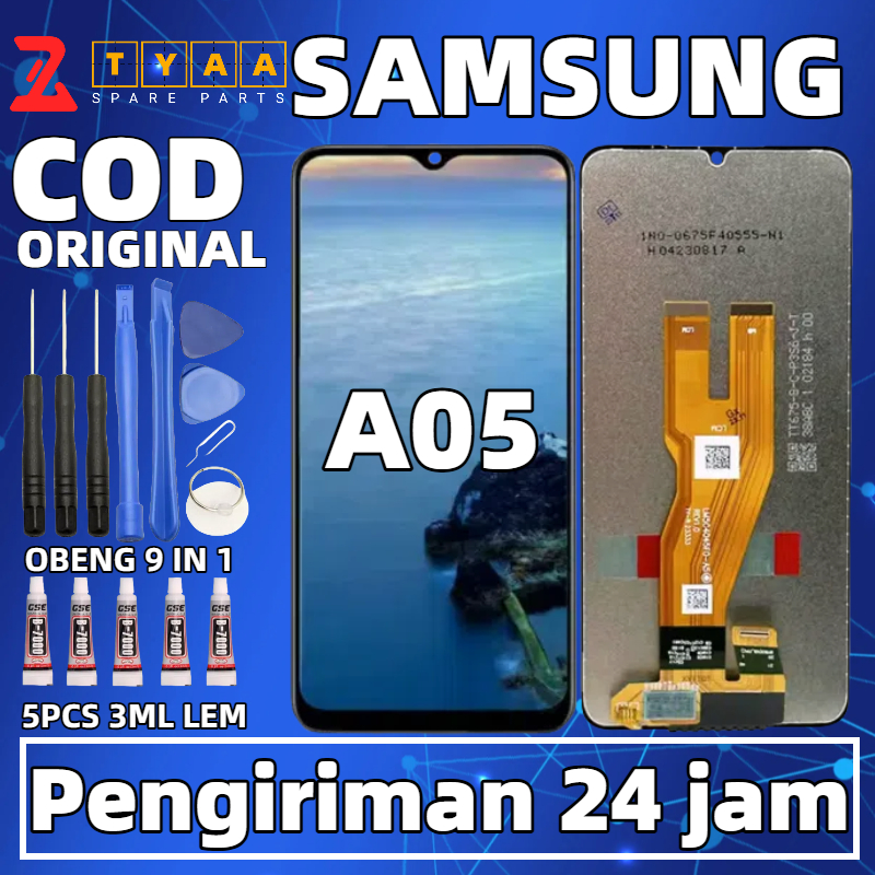 Jual 【ORIGINAL】Layar LCD Touchscreen Samsung Galaxy A05 - Fullset Komplit + FREE LEM + GARANSI ...