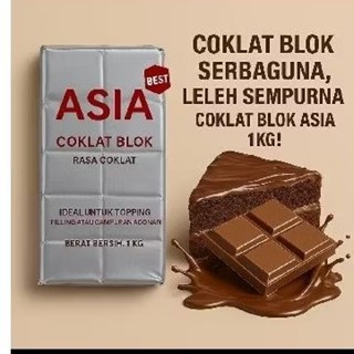 Jual ASIA Coklat Compound 1kg Baking Chocolate Coklat Batang | Shopee ...