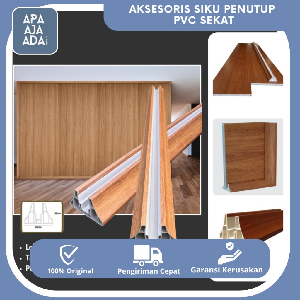 Jual AKSESORIS PENUTUP UJUNG DINDING PEMBATAS / SIKU SUDUT PVC SEKAT ...
