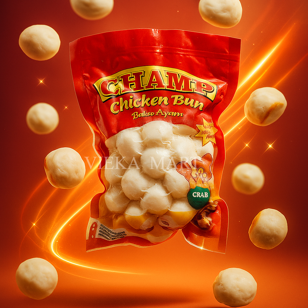 Jual CHAMP Chicken Ball Bakso Ayam Kombinasi 500g isi 50 butir | Shopee ...