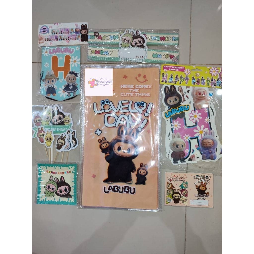 Jual Paket Ulang Tahun Karakter Labubu / Paket HBD Labubu | Shopee ...