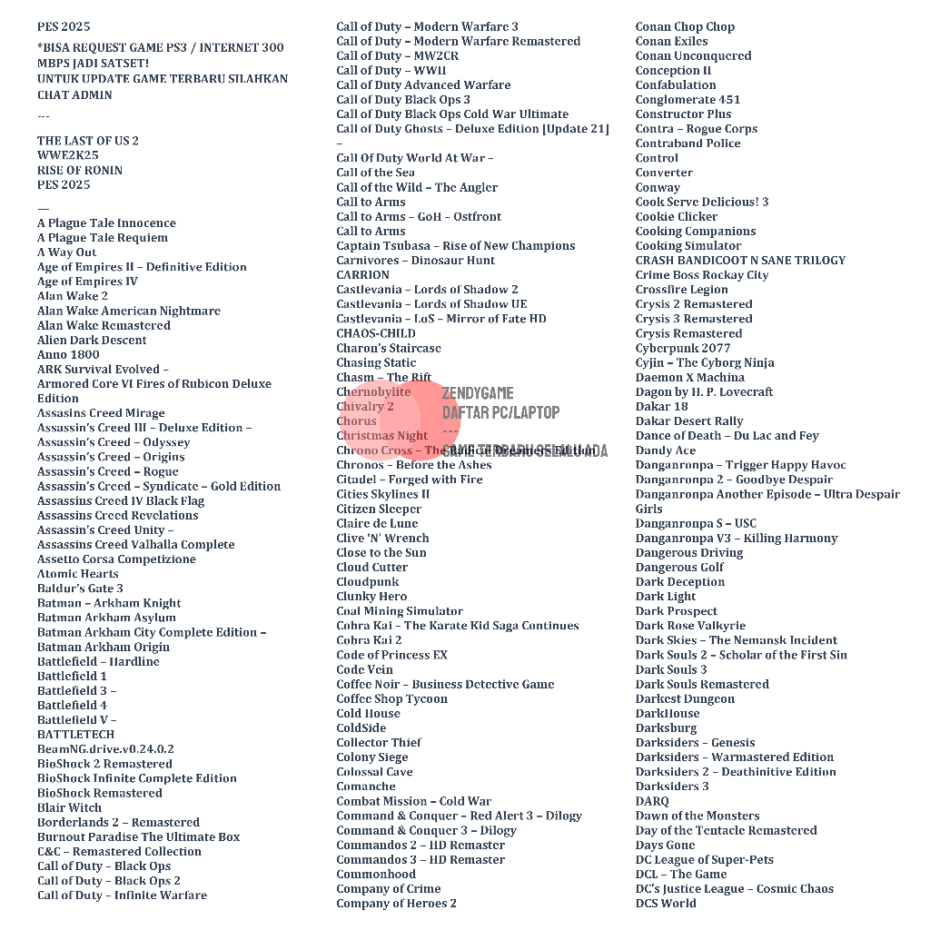 Jual LIST GAME PC OVAGAMES | Shopee Indonesia