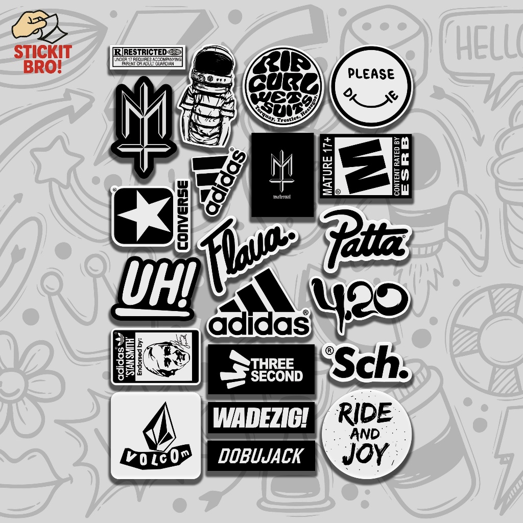 Jual Sticker Pack HYPE BEAST VOL 16 Aesthetic Vynil Anti Air Potongan ...
