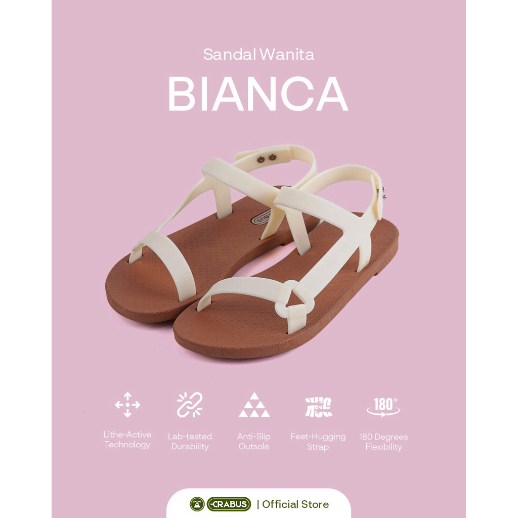 Jual Sandal Wanita Crabus - BIANCA | Shopee Indonesia