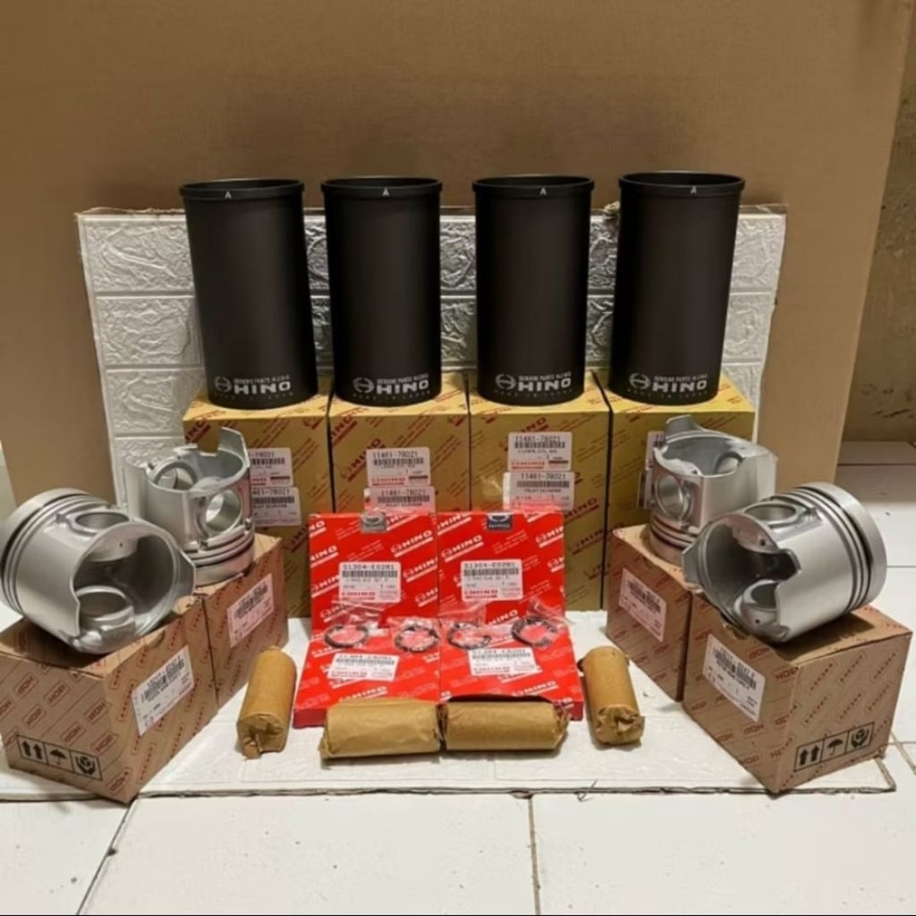 Jual LINER KIT SET STD PISTON LINER RING PISTON STD SET SEHER SET HINO ...