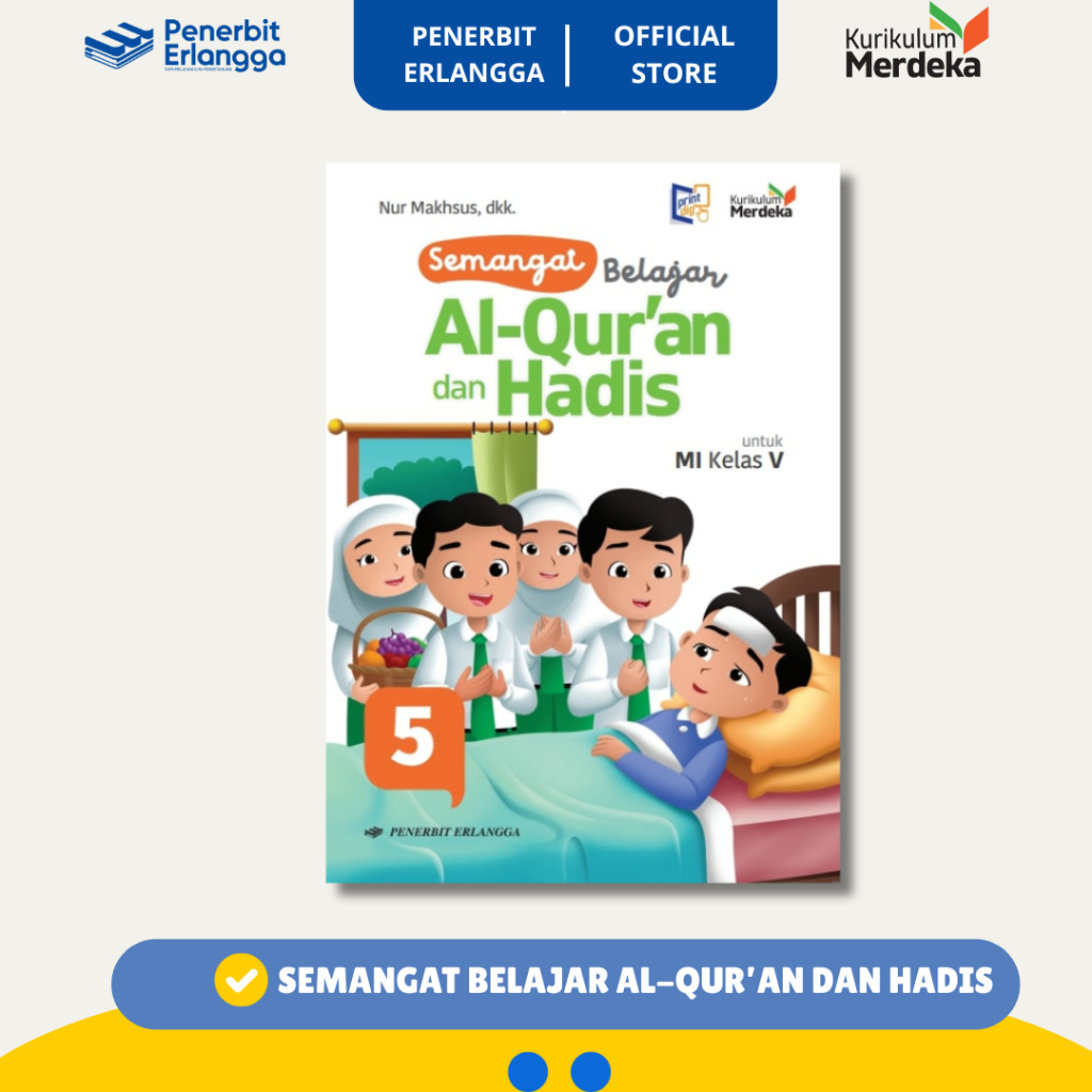 Jual [Erlangga Official] Semangat Belajar Al-Quran & Hadis Mi Kelas 5 - Kurikulum Merdeka ...