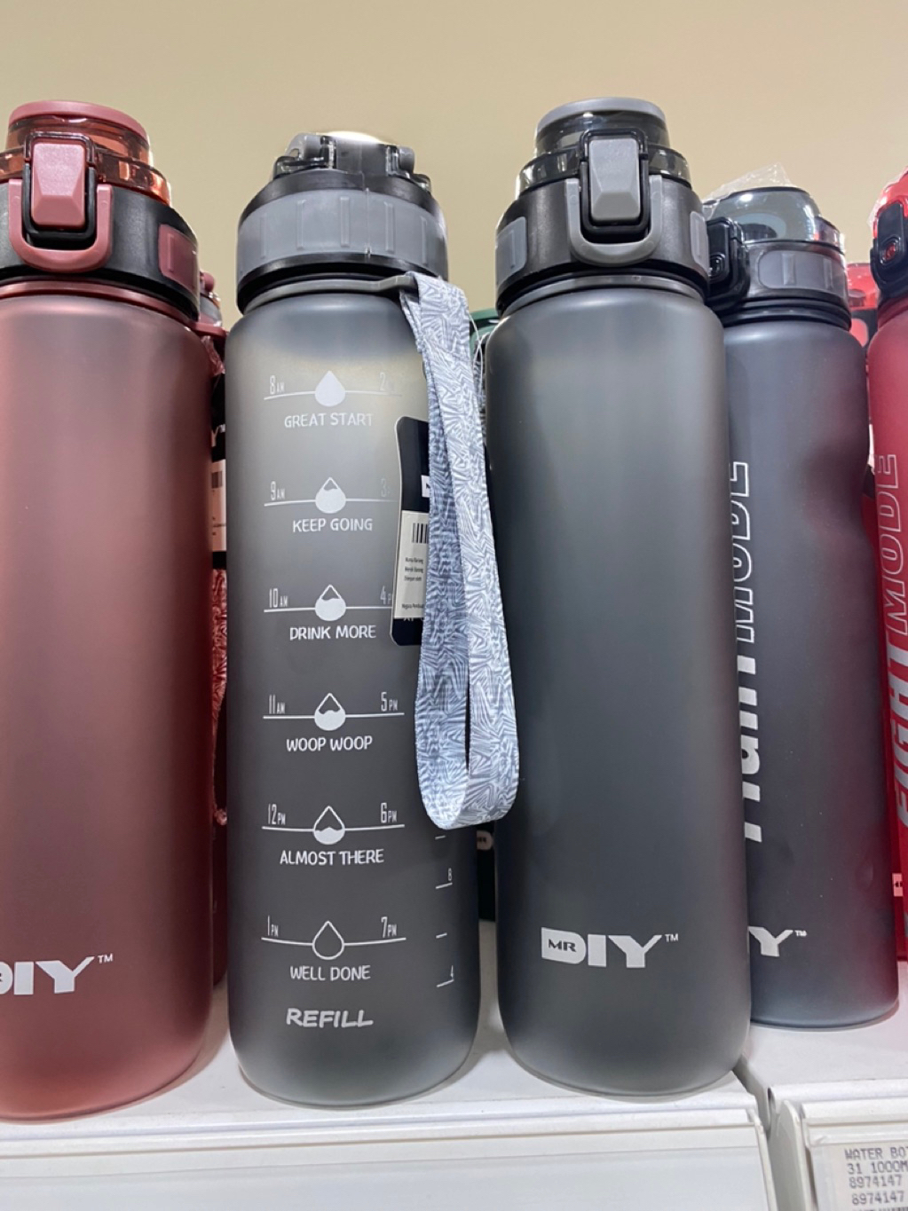 Jual MR DIY - Tumbler Botol Minum 1000 ml / 1 liter - Water Bottle ...